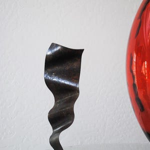 Metal Sculpture Modern Abstract Table Art Decor Contemporary Mid ...