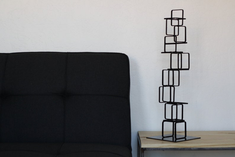 Metal Abstract Art Sculpture Modern Retro Simple Table Decor - Etsy