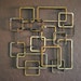 Retro Modern Metal Sculpture Art Abstract Mid Century Contemporary Wall ...