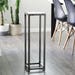 Modern Metal Contemporary Accent Pedestal Sokol Table Decor Mid Century ...