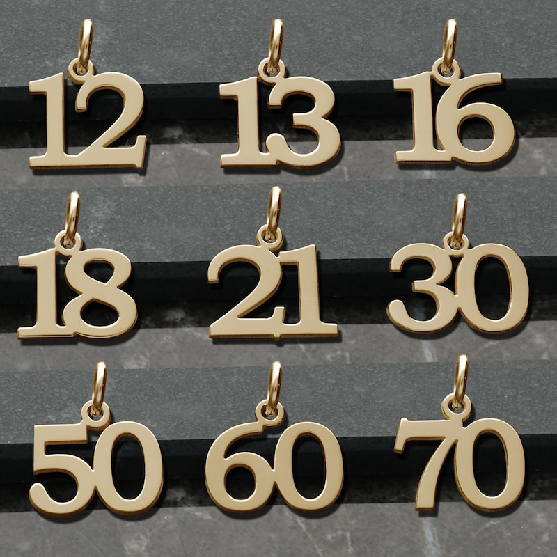 Gold 99 Charm - Etsy