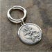 St Christopher Keyring in Darkened Oxidised Sterling Silver With ...
