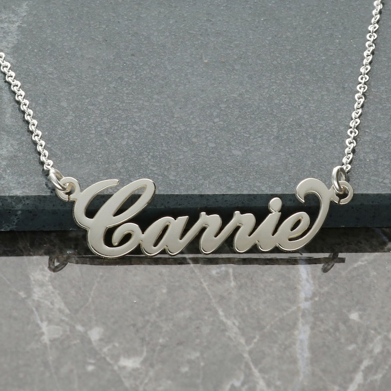 Sarah Name Necklace - Etsy