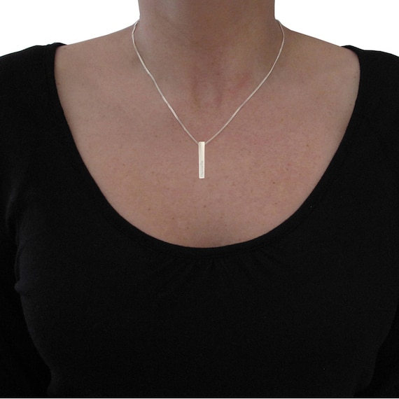 Personalised long necklace store
