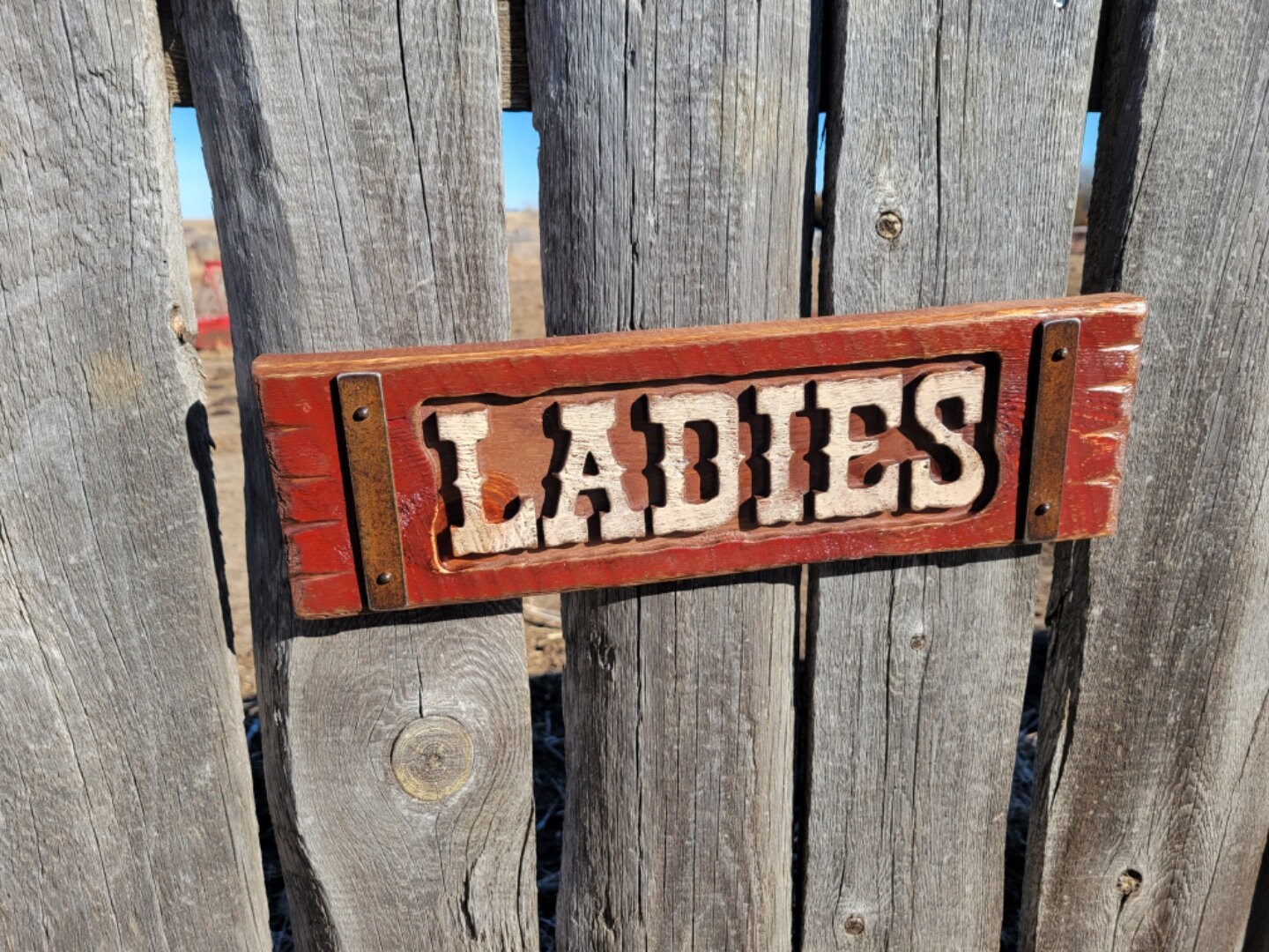 Restroom Sign Set. Rustic Western Restroom Sign Set 3 Signs, Restroom ...