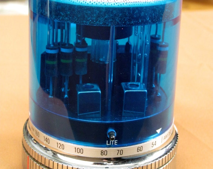 Vintage GE General Electric Blue Max P2760 Blue Police Light AM ...