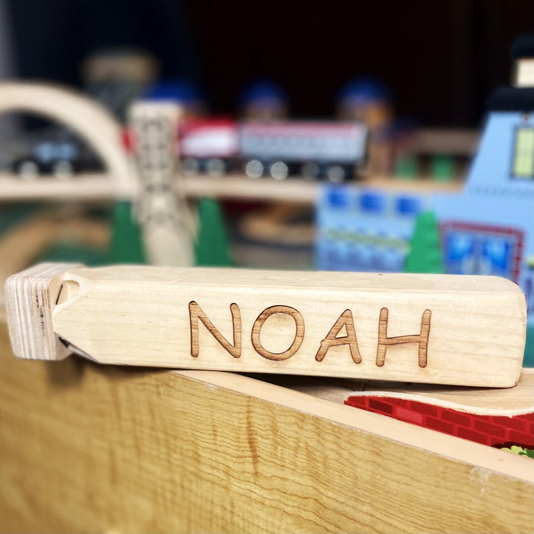 Ring Bearer Gift, Wood Train Whistle, Customer Engraved Whistle for ...