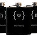 5 Celtic Cross Flasks, Personalized Groomsmen Gift, Custom Engraved ...