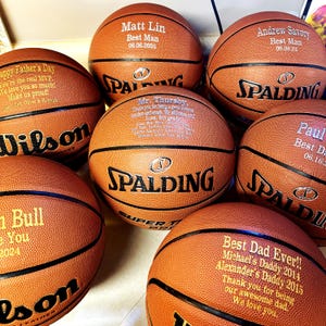 Personalized Basketball, Groomsmen and Best Man Gift, Wedding Keepsake ...