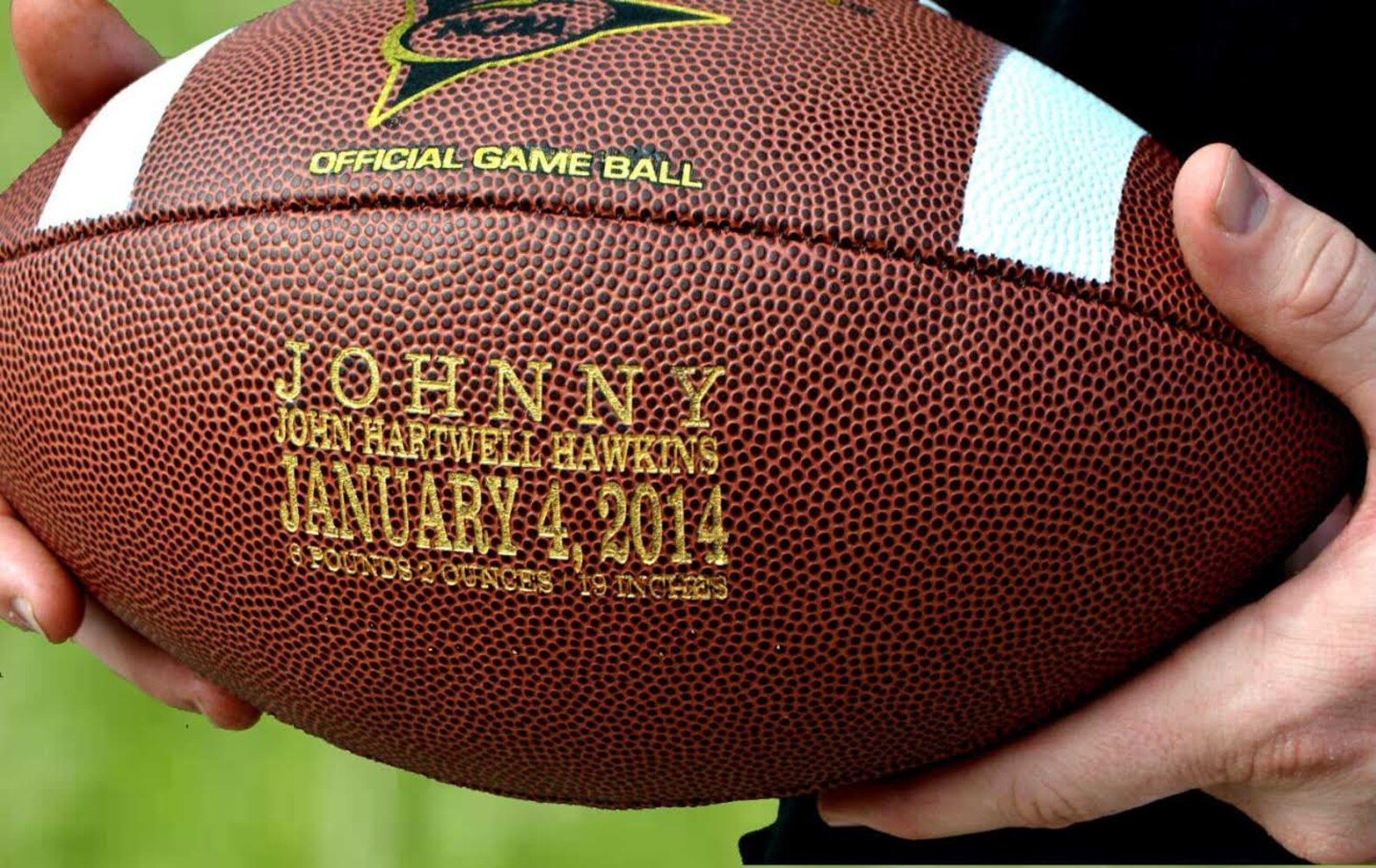 8 Personalized Footballs Engraved Ring Bearer Gift Groomsmen | Etsy
