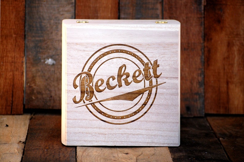 Personalized Wood Box Engraved Box Custom Wedding Card Box - Etsy