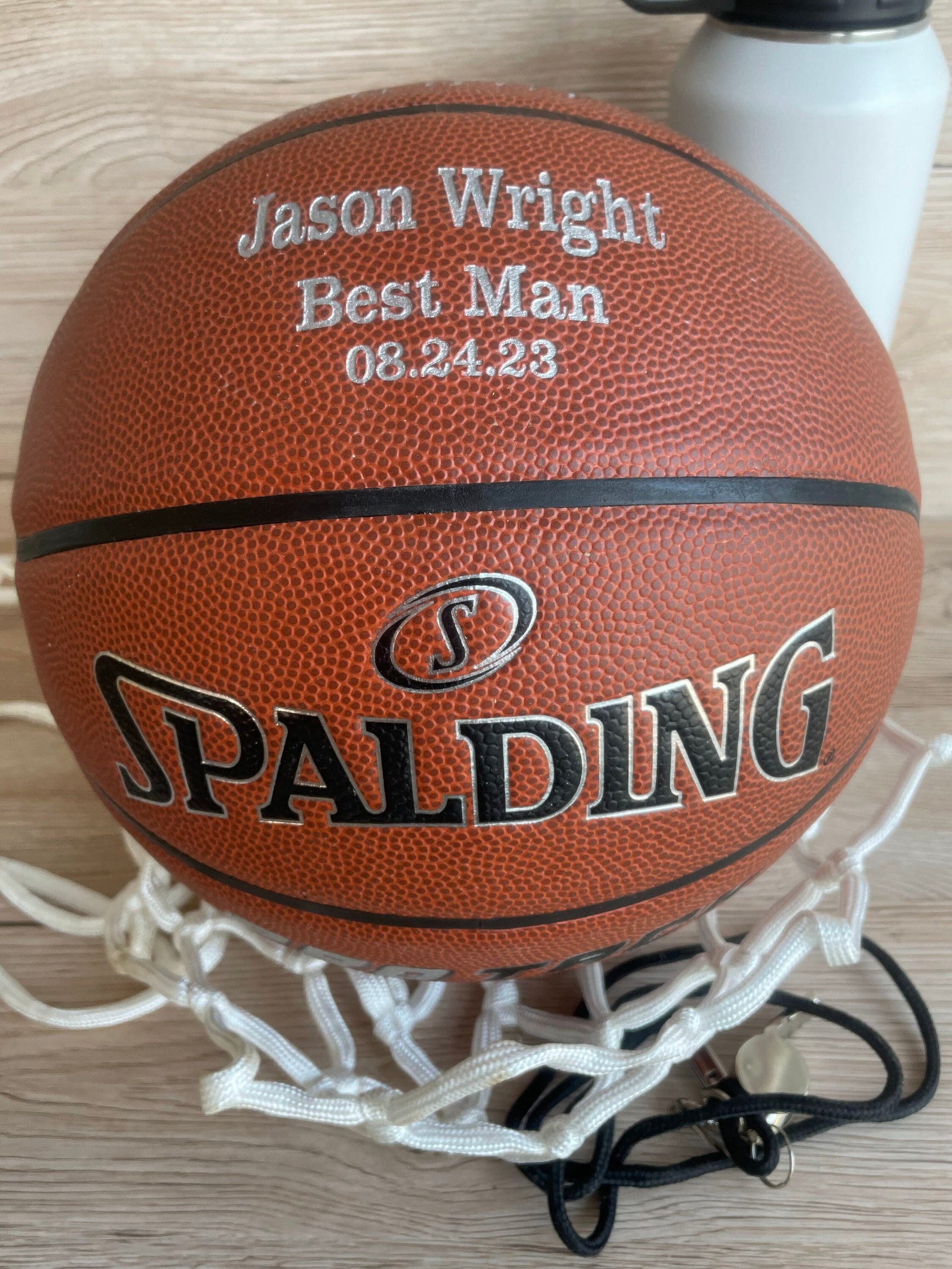 Personalized Basketball, Groomsmen and Best Man Gift, Wedding Keepsake ...