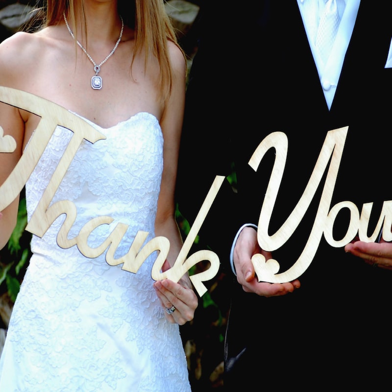 Thank You Photo Prop - Etsy