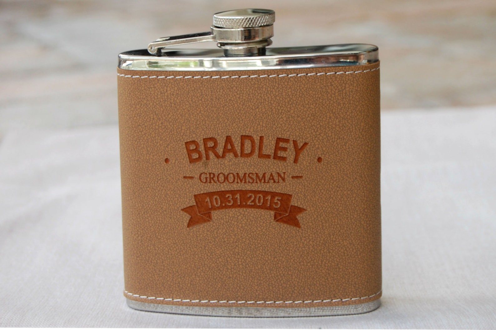 Rehearsal Dinner, Flask Gift Set, Bride to Groom Gift, Wedding Day ...