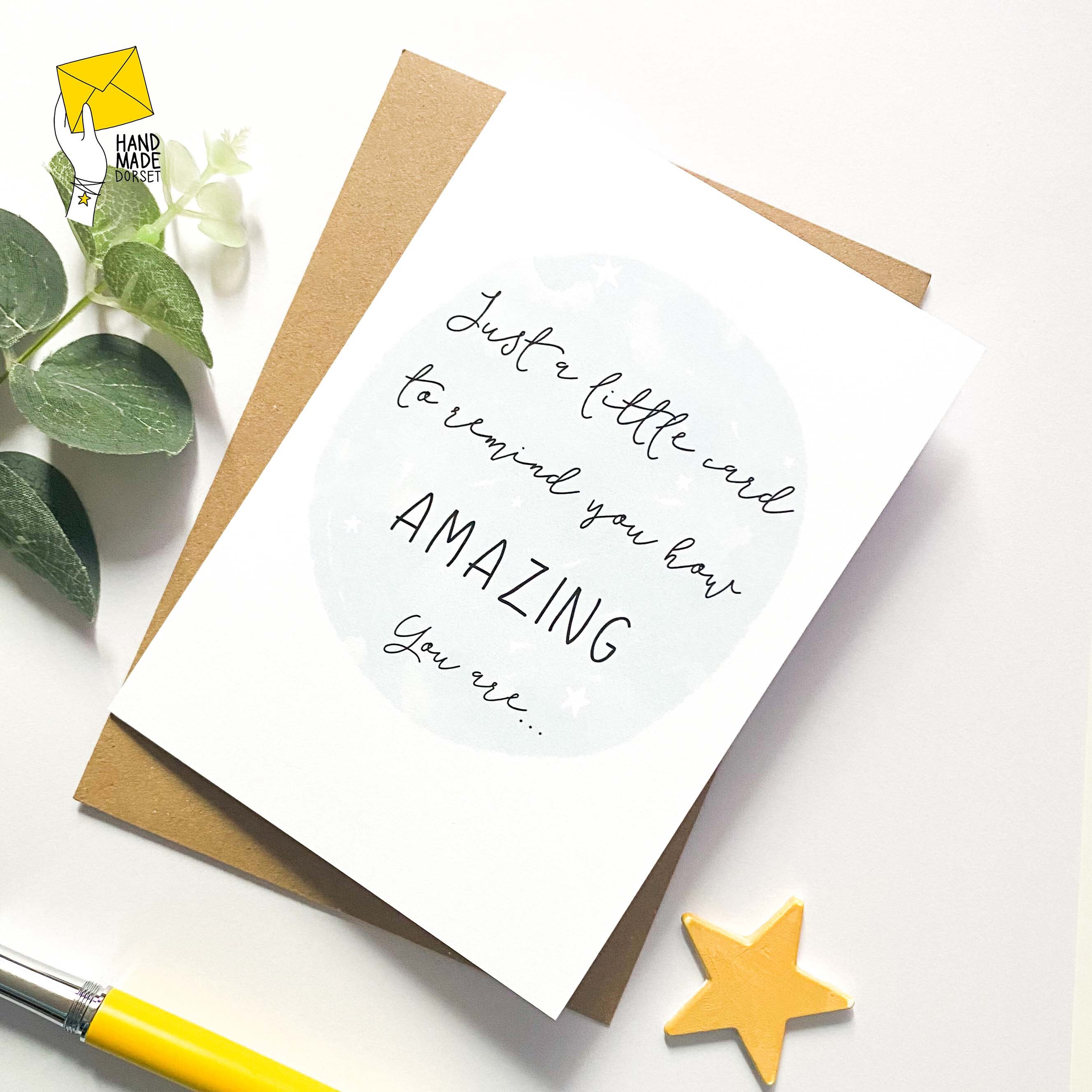 You're amazing cardinspirational cardpositivity | Etsy