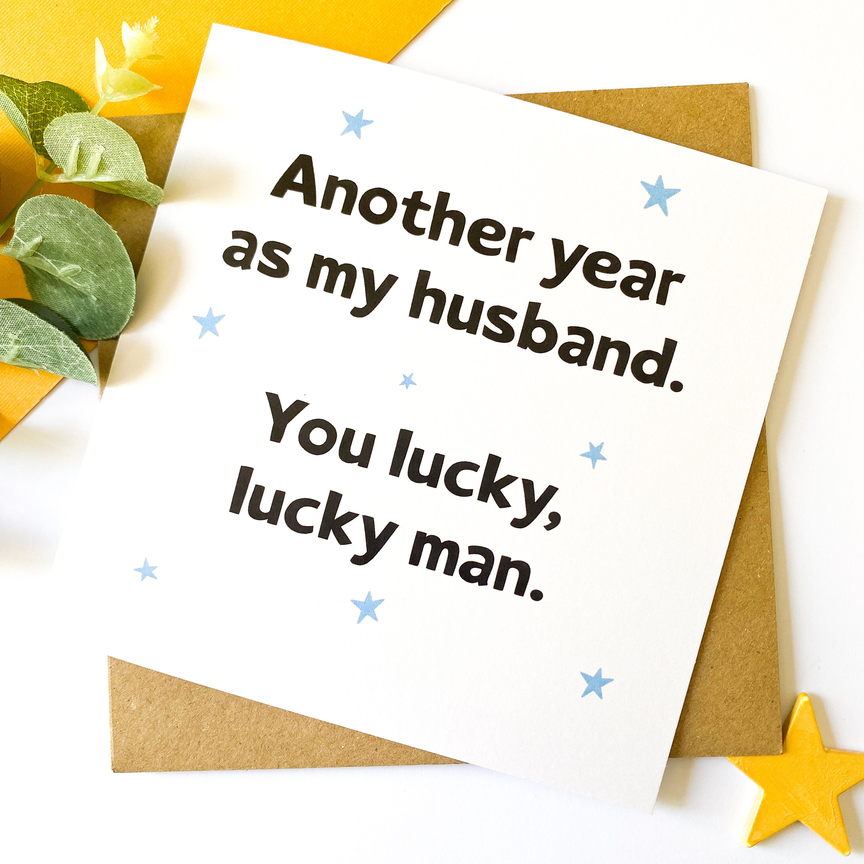Anniversary Card For Husband Husband Anniversary Card Funny Etsy UK
