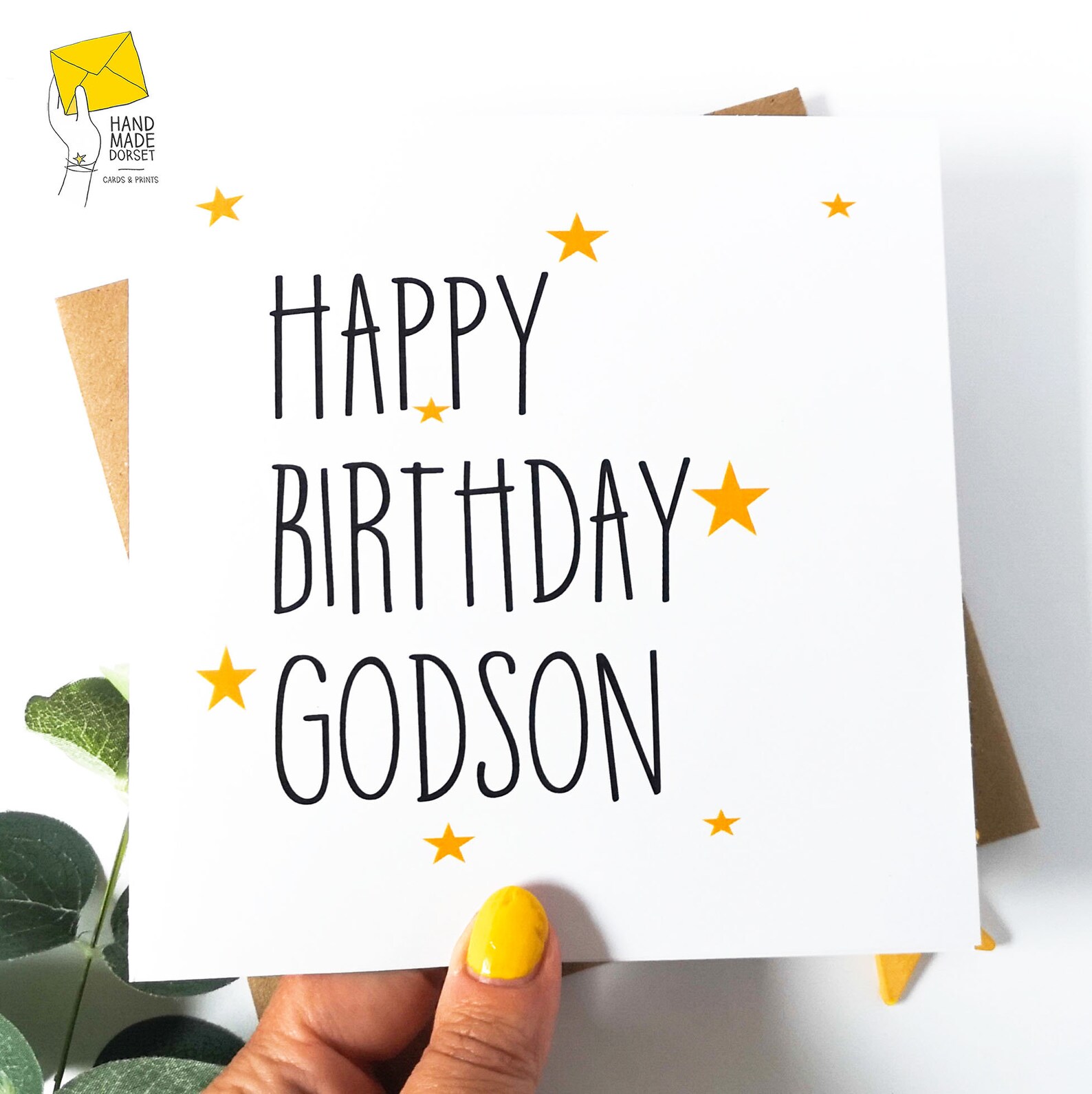 Card for Godsongodson Cardbirthday Card for Godson Happy - Etsy
