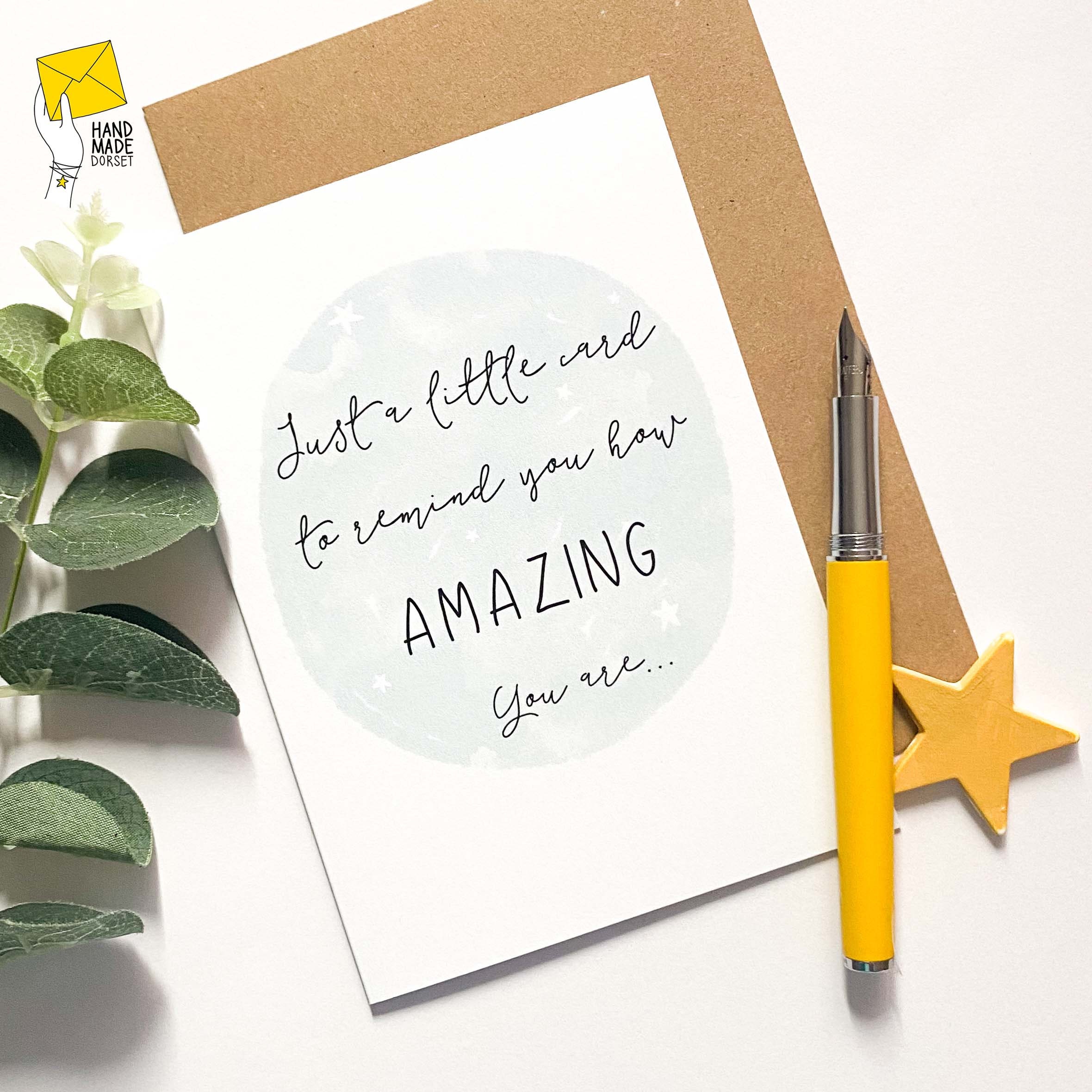 You're Amazing Cardinspirational Cardpositivity - Etsy UK