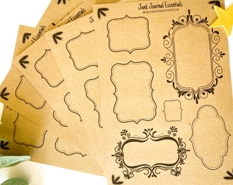 Kraft Paper Frames - Etsy