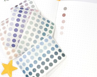 Translucent Dot Stickers - Etsy
