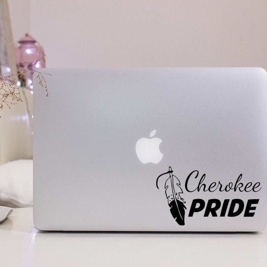 Cherokee Pride Feather Decal // Outdoor Vinyl // Indian Tribe // Native ...