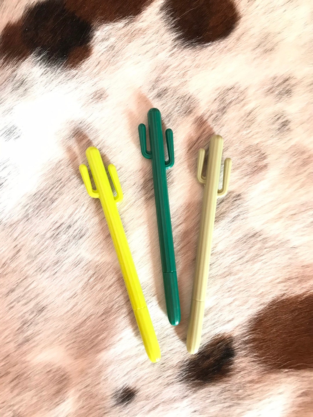 Cactus Gel Pen Set // Desert // Cacti // Novelty Gifts // Unique Fun ...