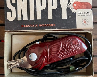 1950s Vintage Snippy Fish Child Safety Electric Scissors - Etsy