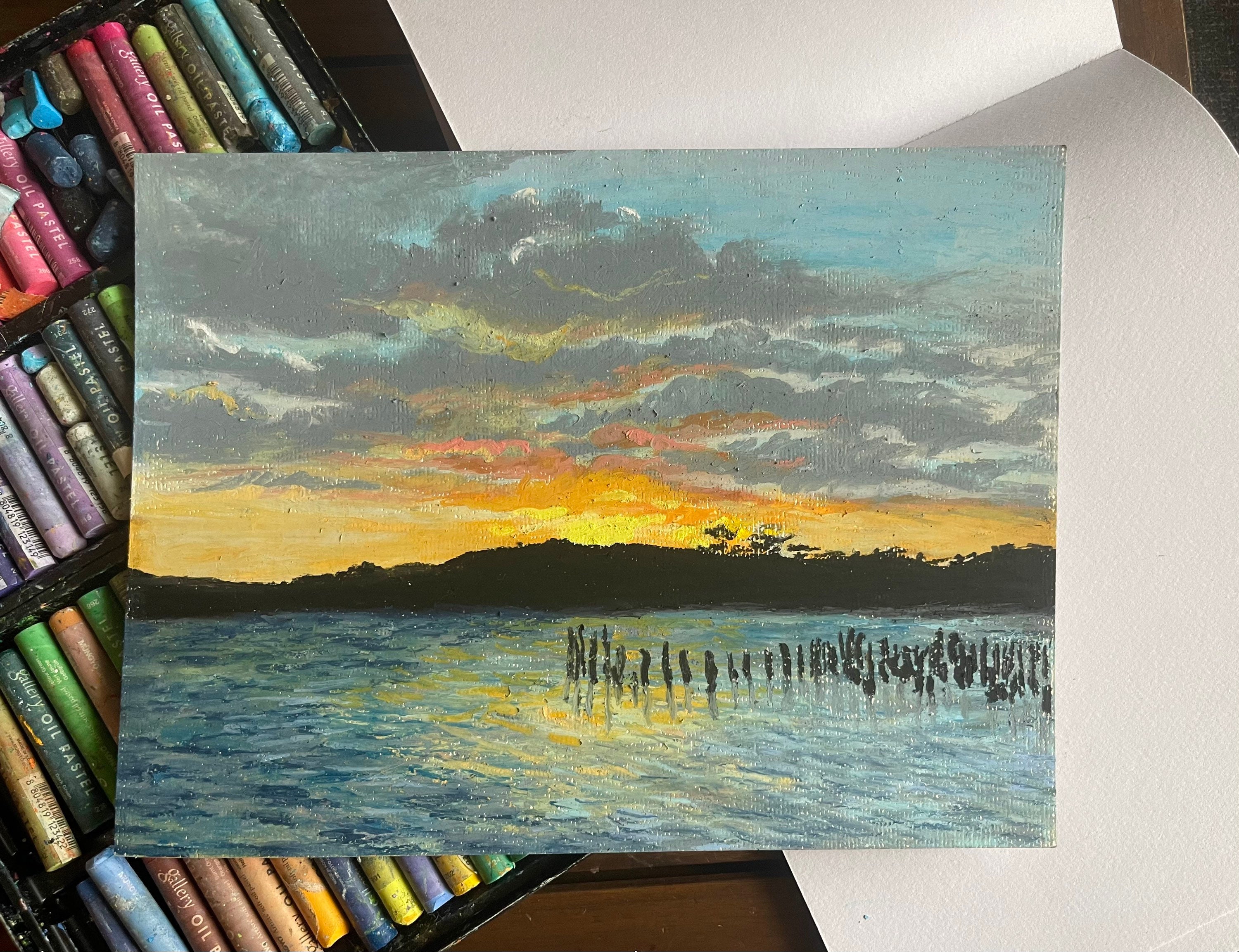 Easy Pastel Sunset