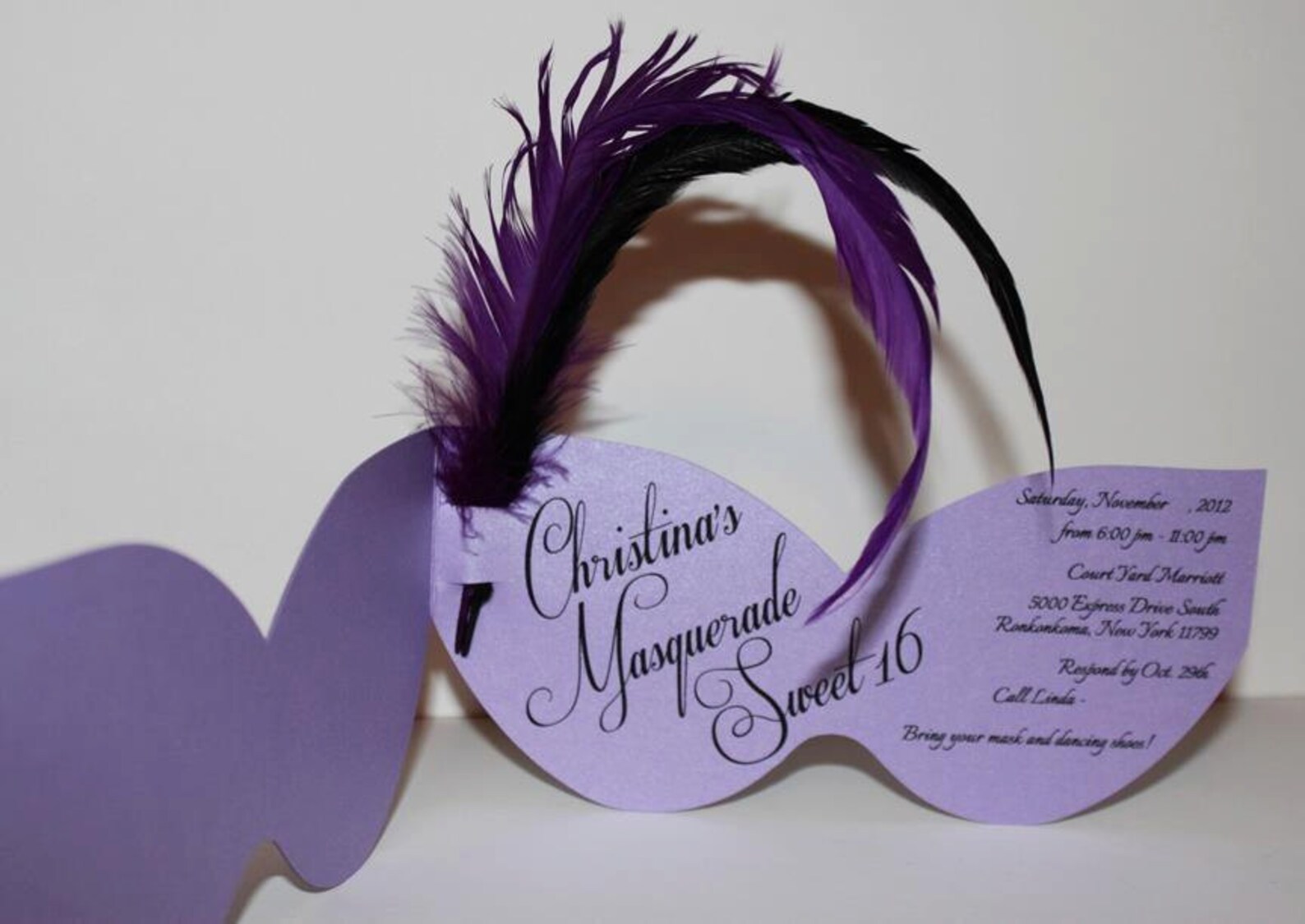 Masquerade Mask Invitation - Etsy