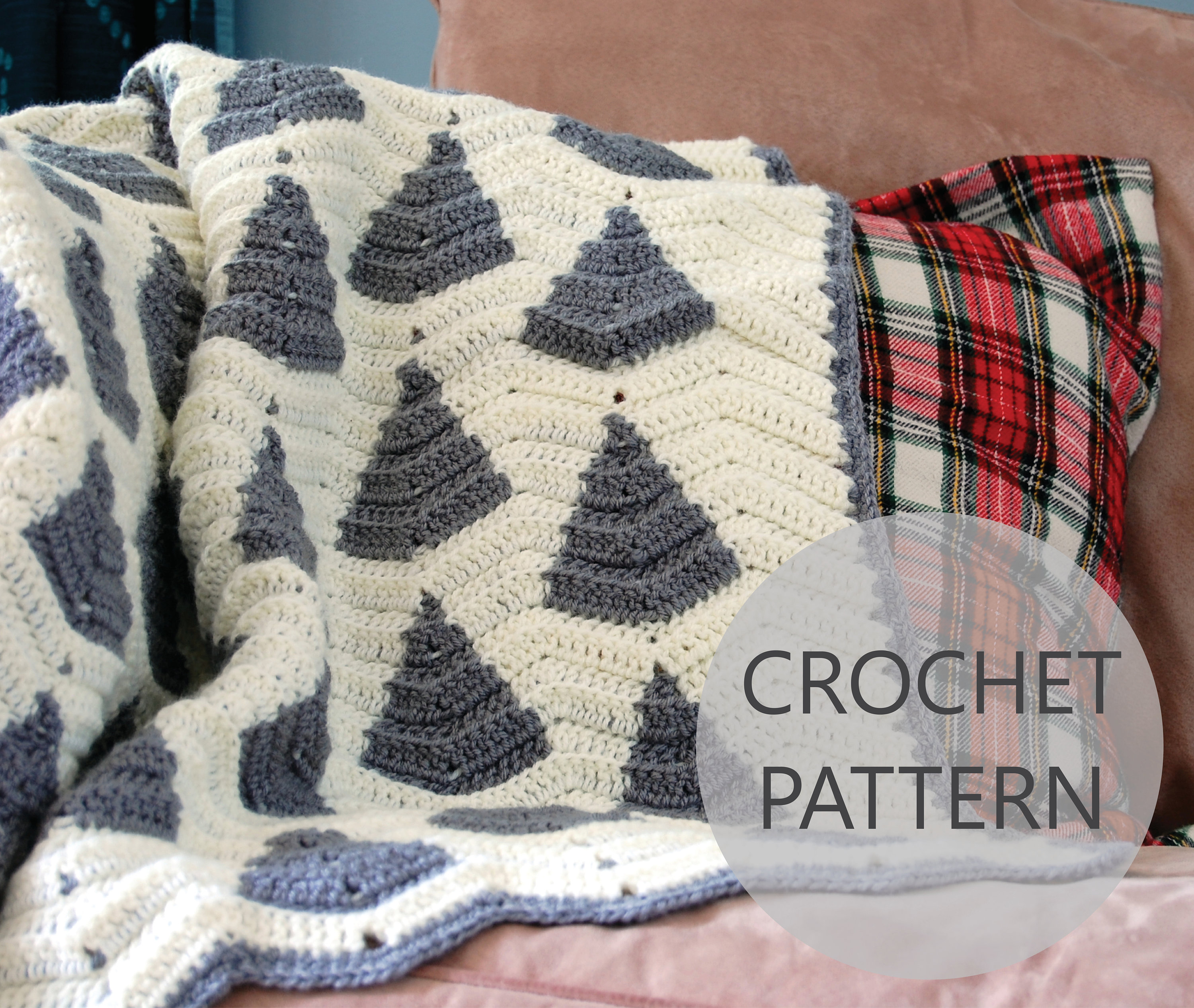 Through the Forest Crochet Throw Pattern Pdf - Etsy