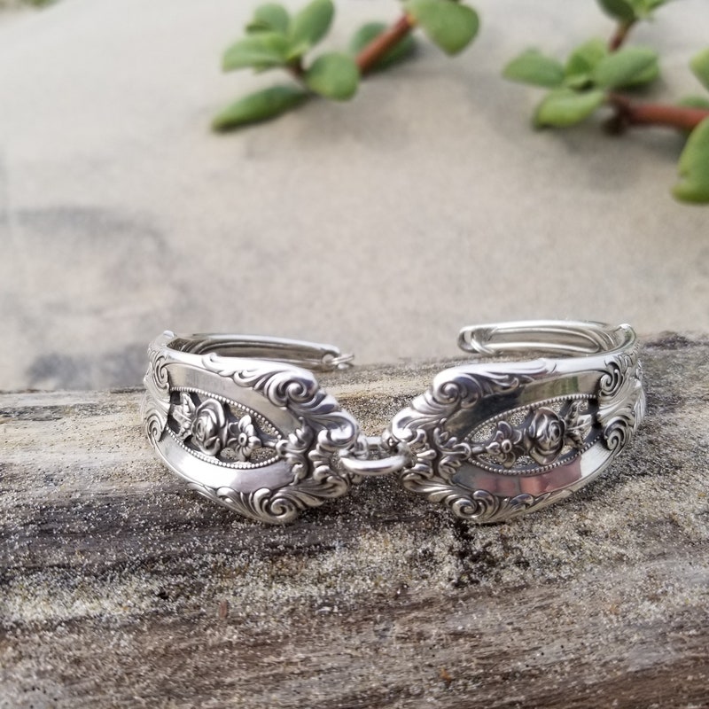 Sterling Silver Spoon Bracelet - Etsy