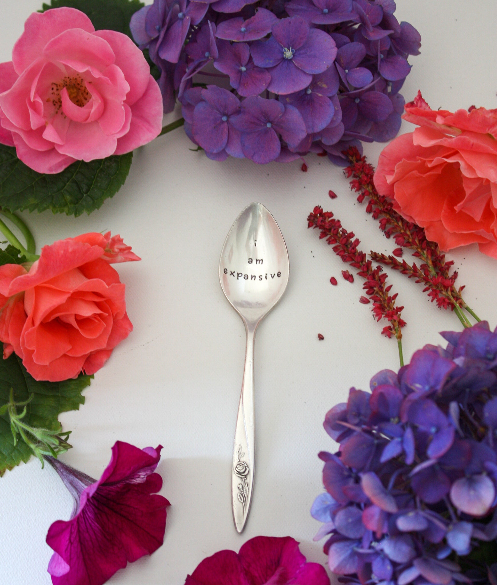 I Am Expansive Stamped Spoon Positive Affirmations Self-care | Etsy