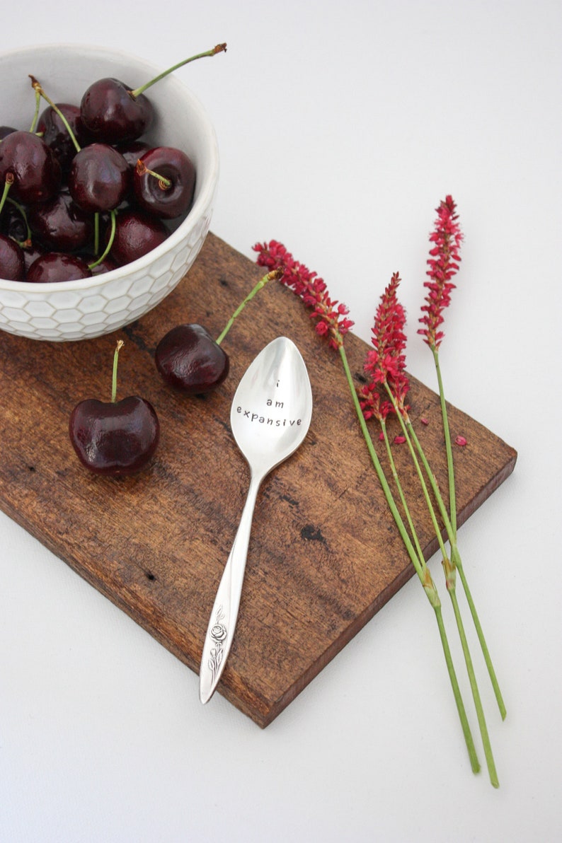 I Am Expansive Stamped Spoon Positive Affirmations Self-care | Etsy