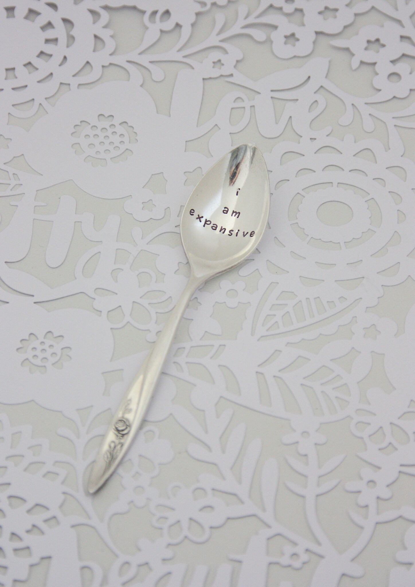 I Am Expansive Stamped Spoon Positive Affirmations Self-care | Etsy