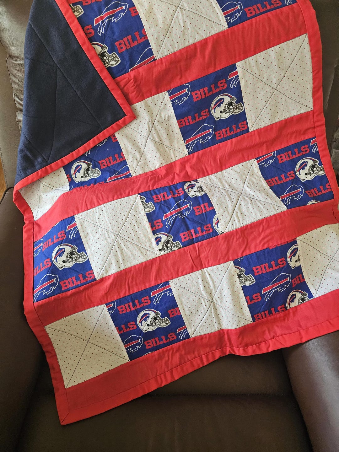 Buffalo Bills Baby Quilt, Ready to Ship. - Etsy