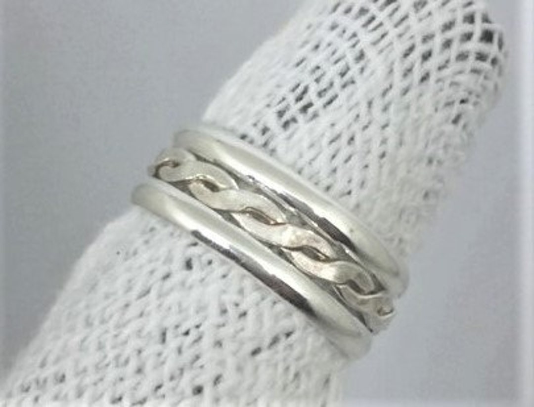 Stackable Solid Sterling Silver Rings Set of 3 Sizes 1-20 - Etsy