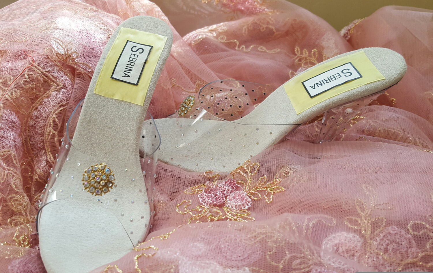 Romantic Cinderella Glass Slipper Inspired Rhinestone Crystal - Etsy