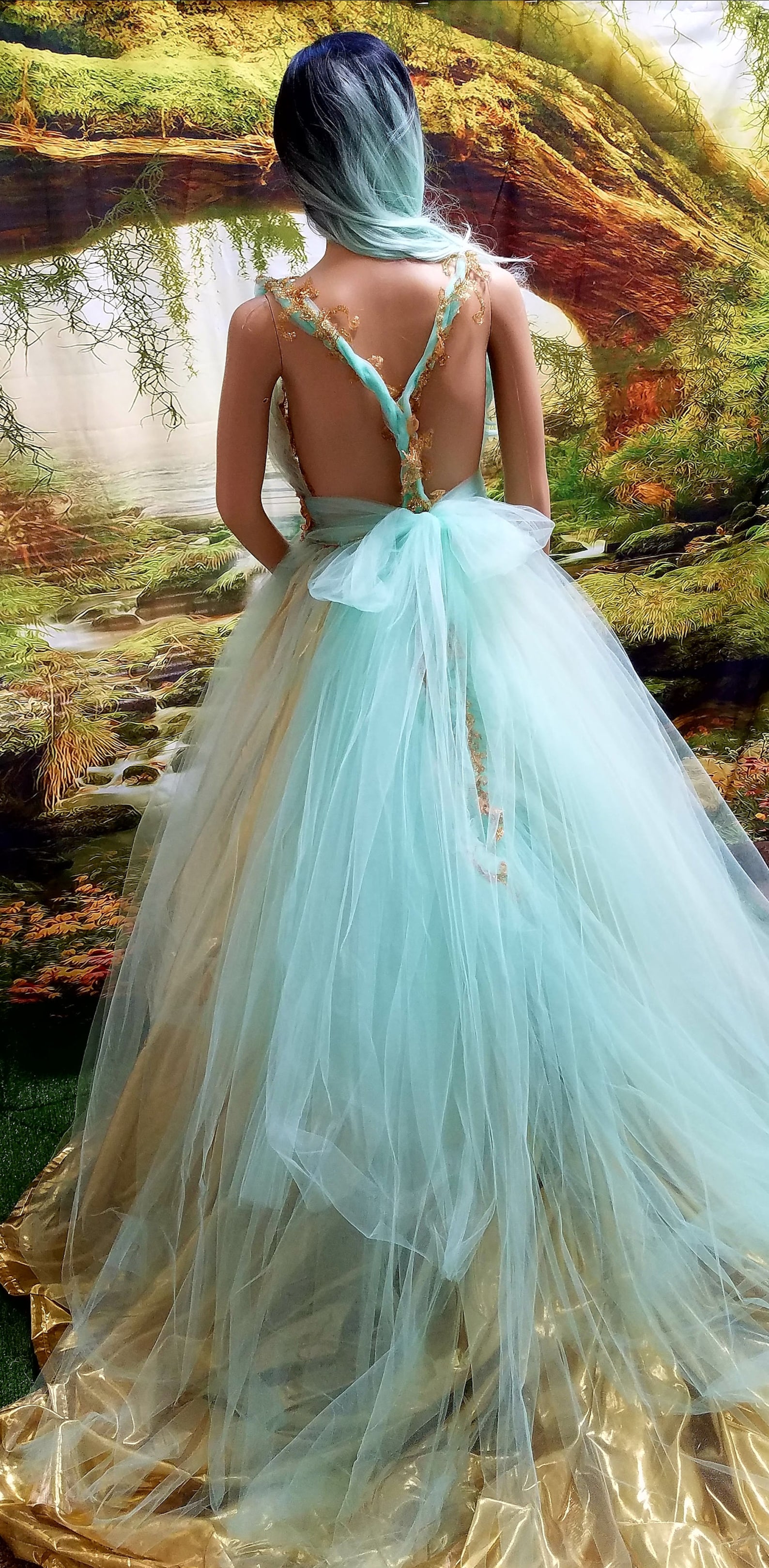 Custom Order - Chloe Ethereal Fairy Nymph 3 Piece Mint Green Tulle ...