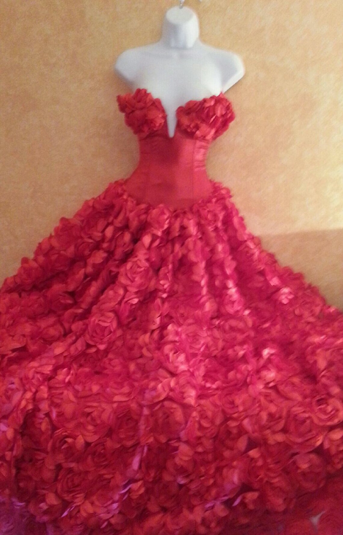 Sample Gown Listing Only / Red Rose Goddess Middle Eastern - Etsy