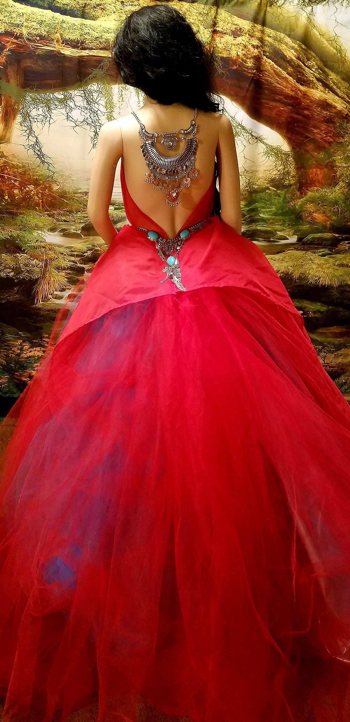 RAVEN Red and Turquoise Indian Tribal Bejeweled Boho Lehenga - Etsy