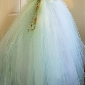 Ethereal Romantic Mint Green & Gold Lace Tulle Garden Nymph Babydoll ...