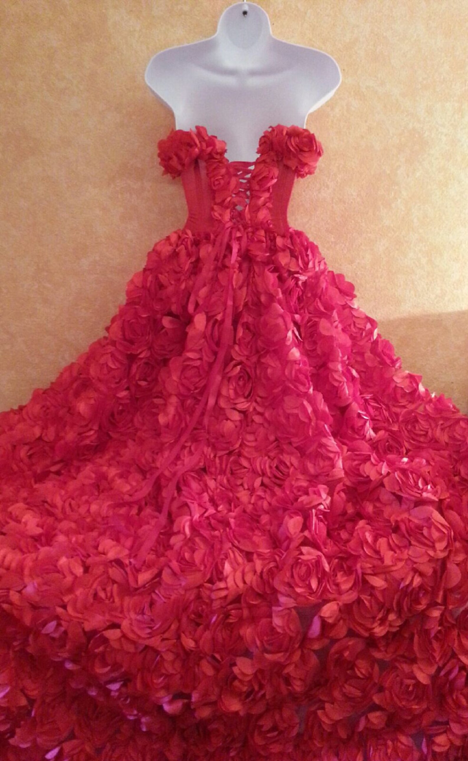 Sample Gown Listing Only / Red Rose Goddess Middle Eastern - Etsy
