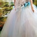 DARLENE Custom Order Fairy Nymph 3 Piece Ivory Organza & Pale Ocean ...