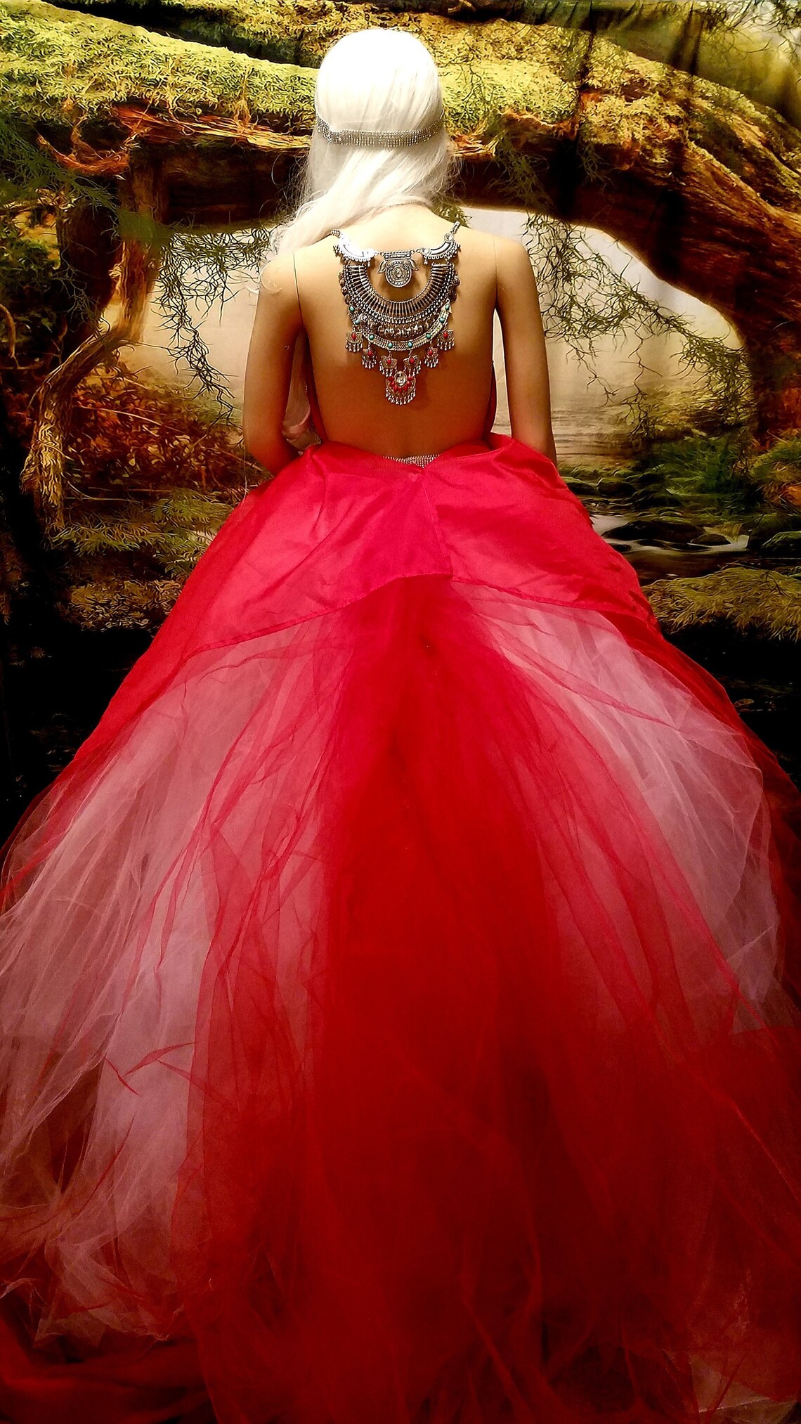 ROZENE Tulle Crystal Backless Tribal Indian Inspired Boho - Etsy