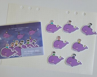 Borahae Sticker | Etsy