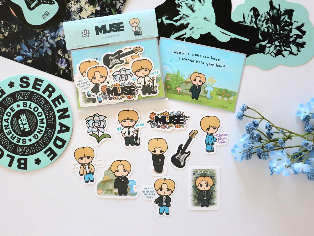 MUSE Sticker Pack: JM KPOP Idol Fanart Stickers - Etsy