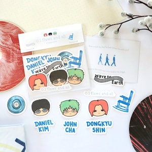 Wave to Earth Sticker Pack | 0.1 Flaws and All W2E Stickers Chibi ...