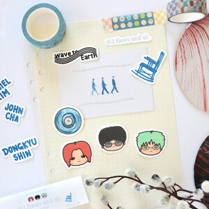 Wave to Earth Sticker Pack | 0.1 Flaws and All W2E Stickers Chibi ...