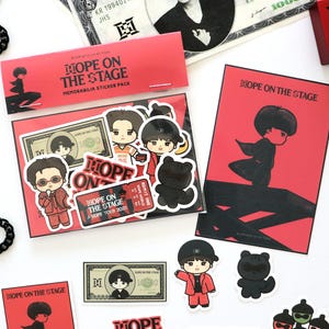 Hope Concert Tour Memorabilia Sticker Pack | Cute KPOP Idol Bias Fanart ...