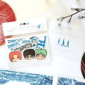 Wave to Earth Sticker Pack | 0.1 Flaws and All W2E Stickers Chibi ...